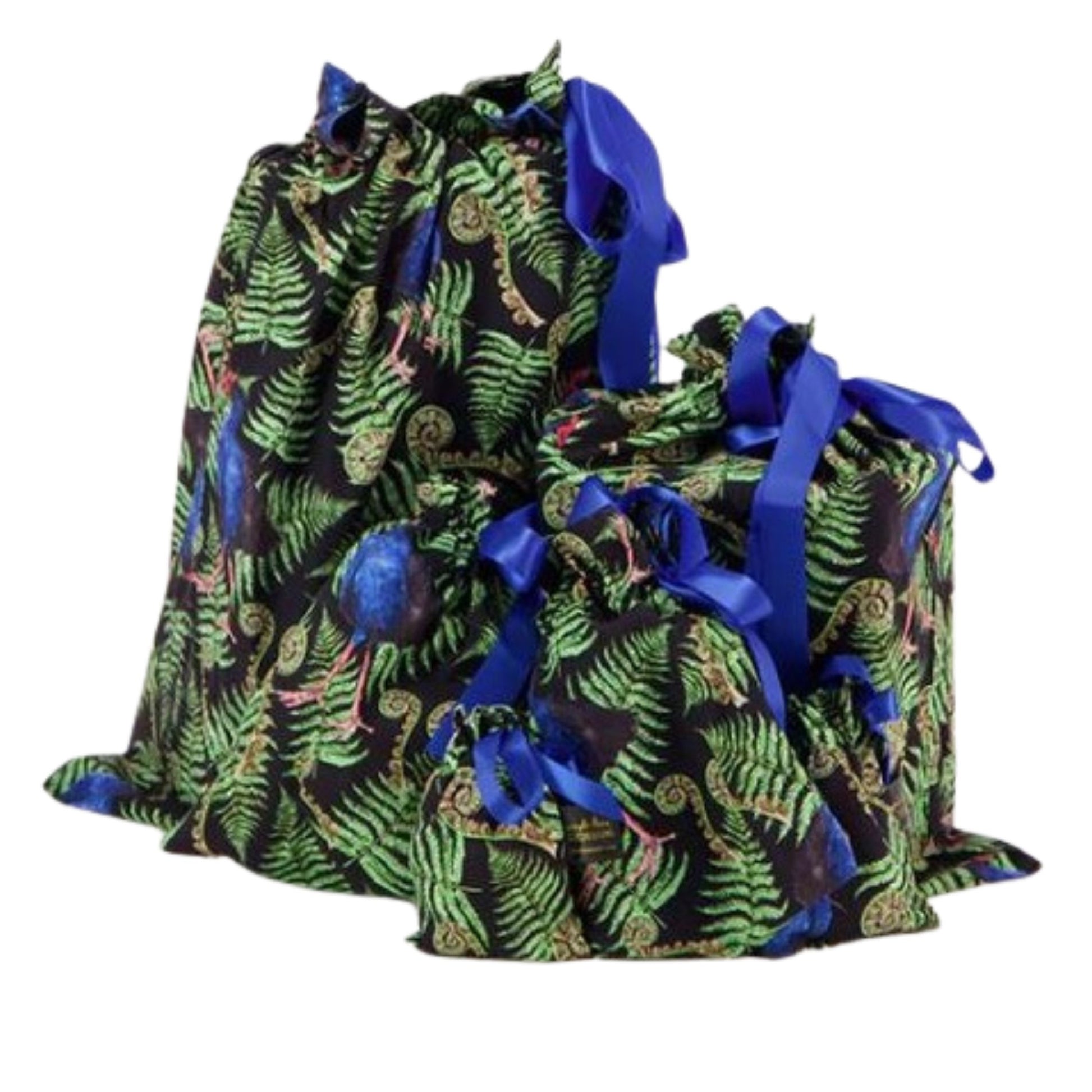 Reusable Gift Bags - Pukeko in a Ponga Tree – School Fundraising Shop NZ